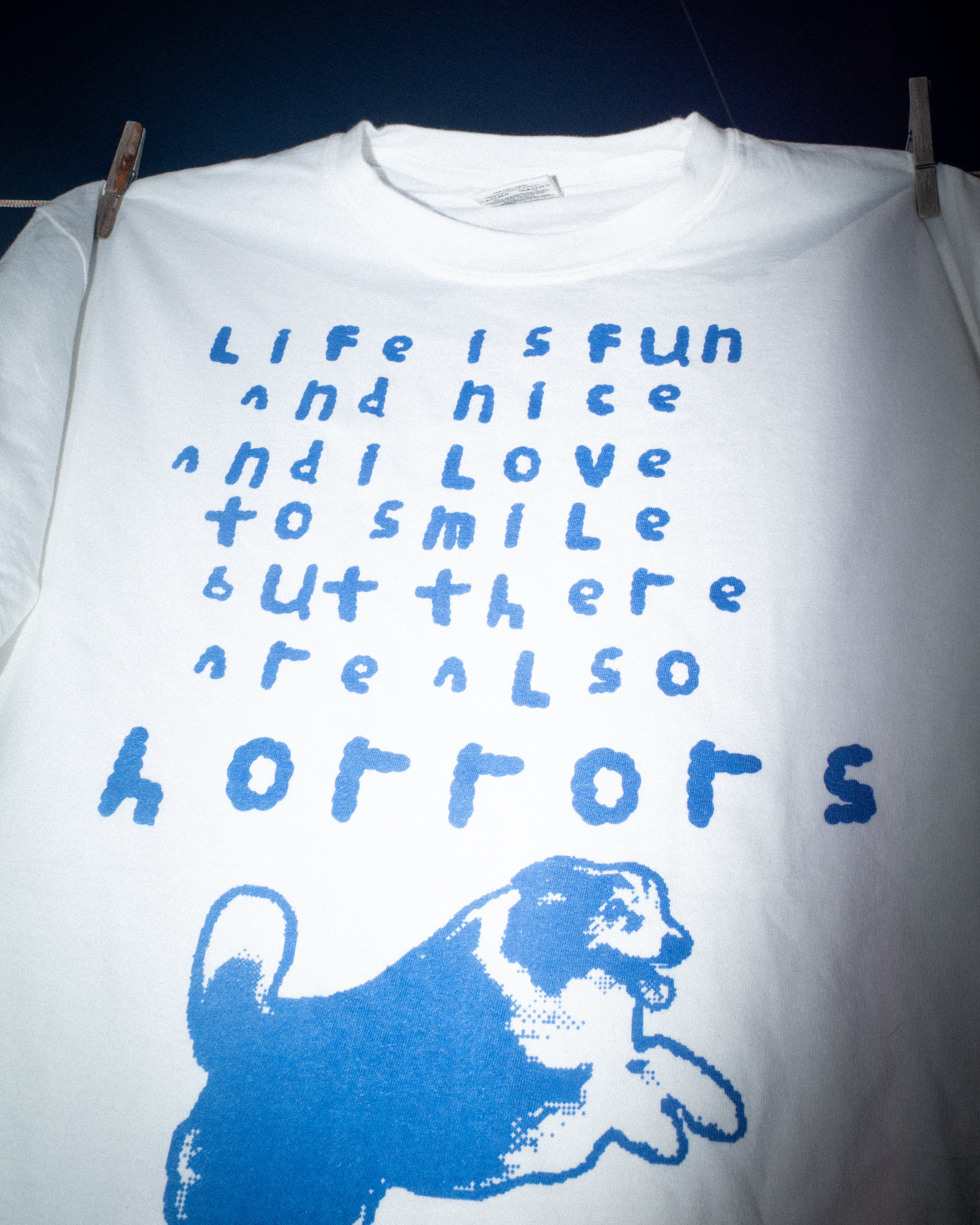life is fun and nice and i love to smile - t-shirt – dogecore